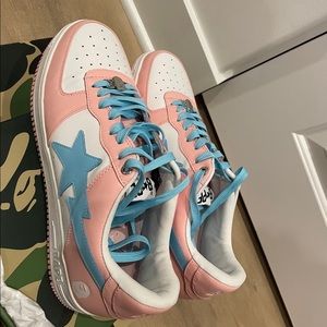 Bape | Shoes | Bapesta Pastel Pink | Poshmark